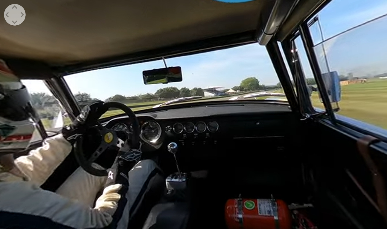 Emozioni stellari sulla Ferrari 250 SWB con Emanuele Pirro al Goodwood ...