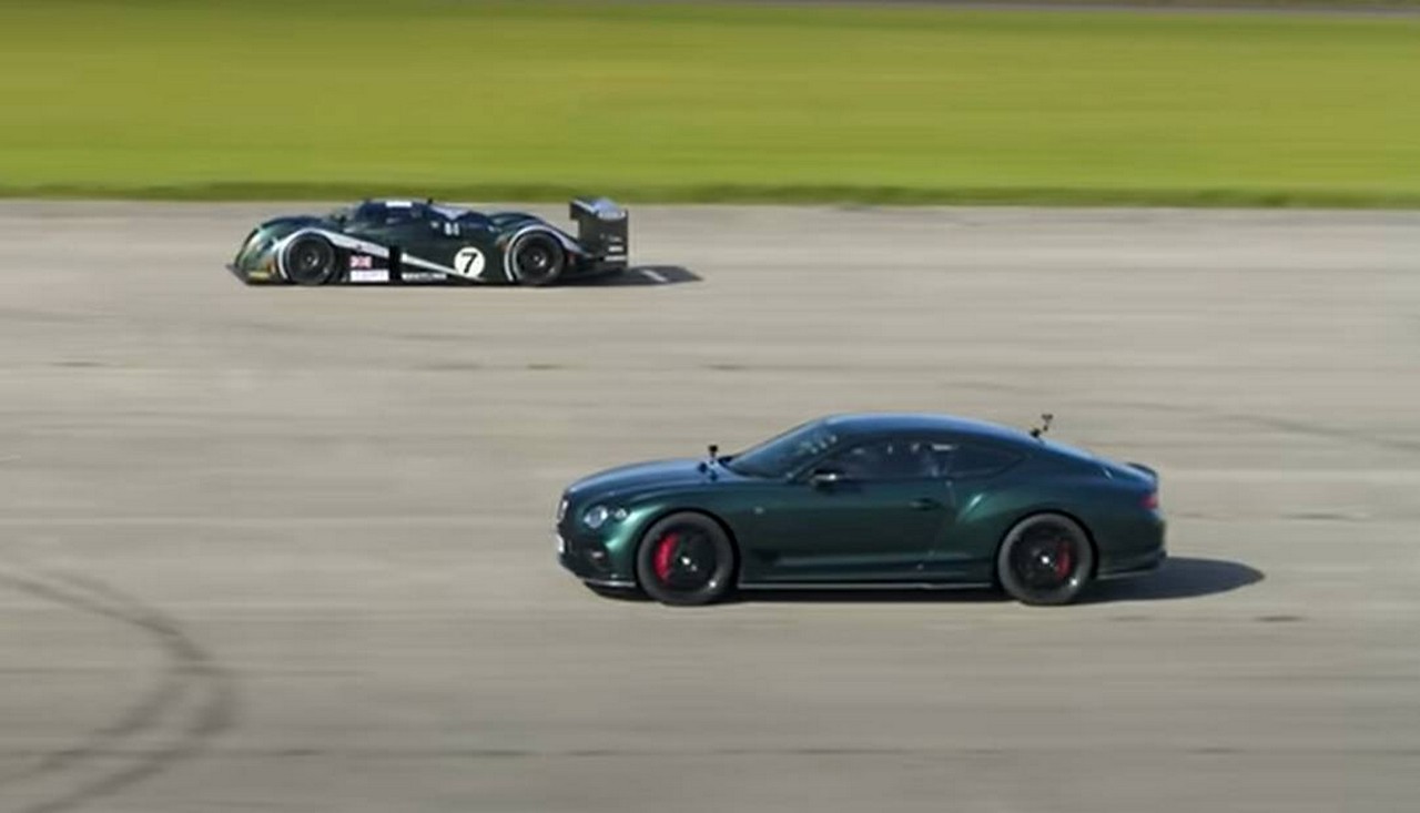 Bentley Continental GT vs Speed 8 vincitrice di Le Mans: come finisce ...